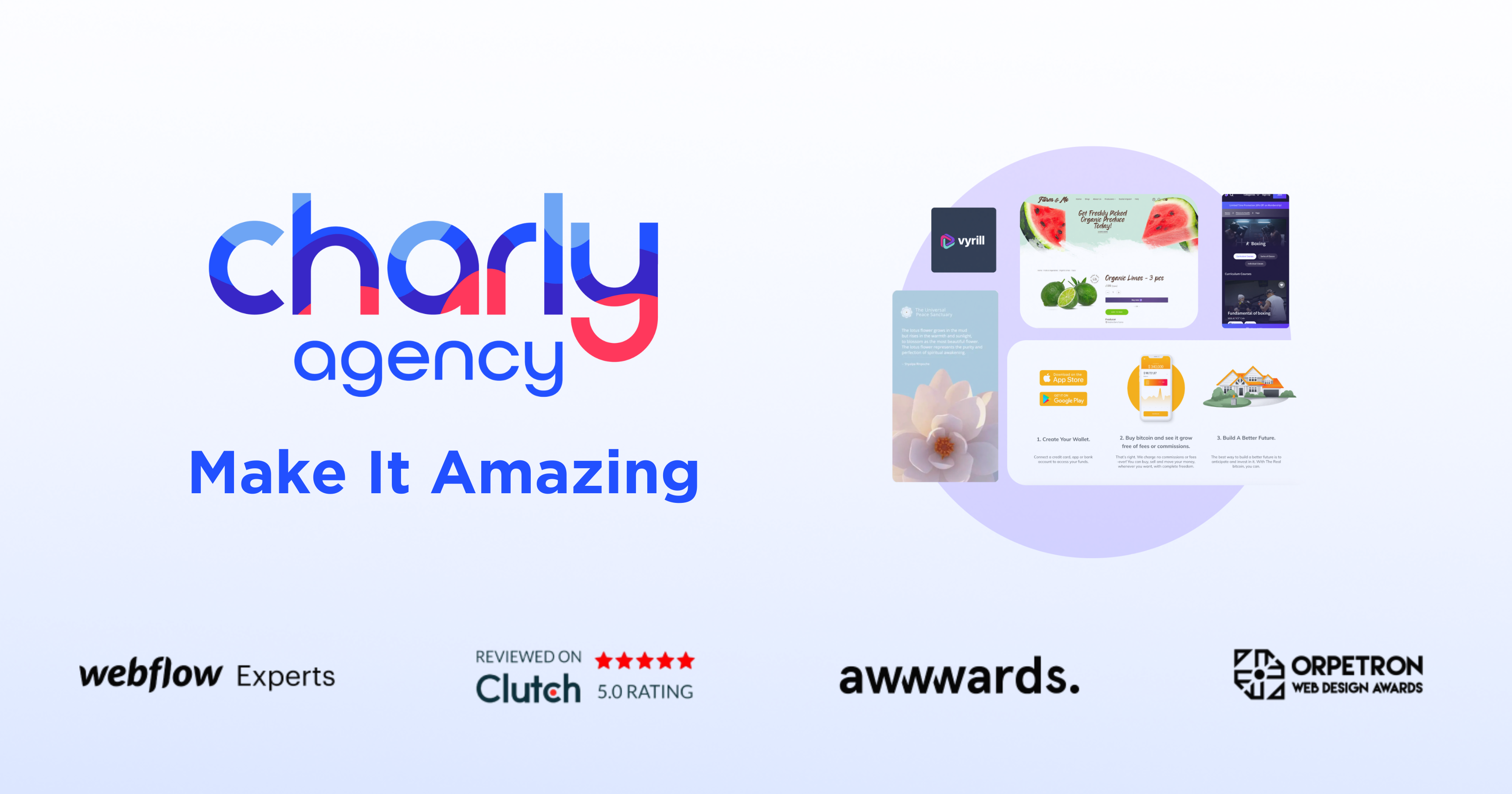 Explore Charly Agency's Case Studies in Web Design, Branding, and Apps